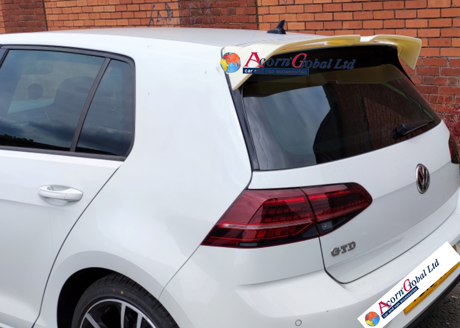 VW GOLF MK7 7.5 GTI GTD R Roof Spoiler OTG Oettinger Style (UNPAINTED ...